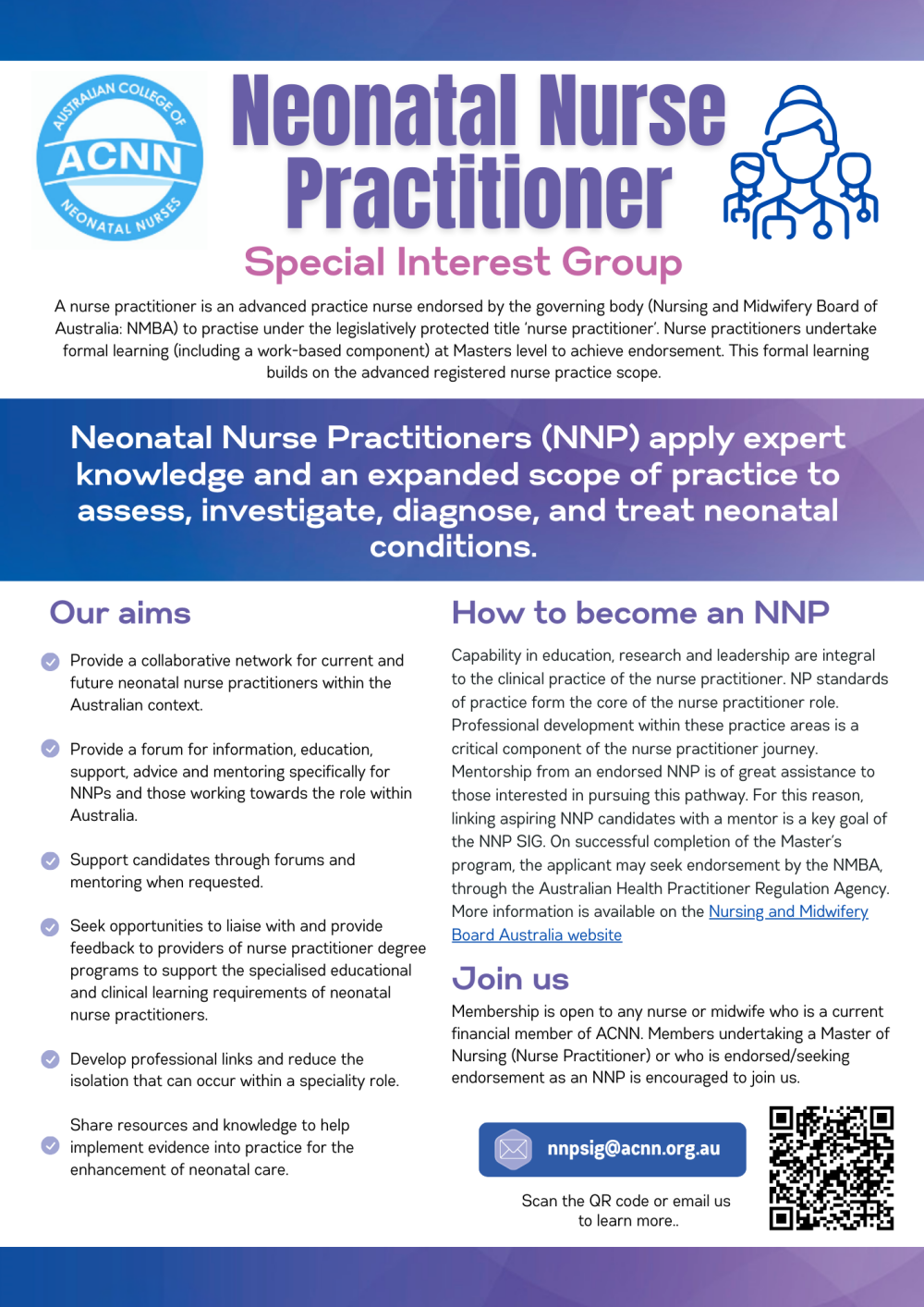 ACNN - Neonatal Nurse Practitioner SIG