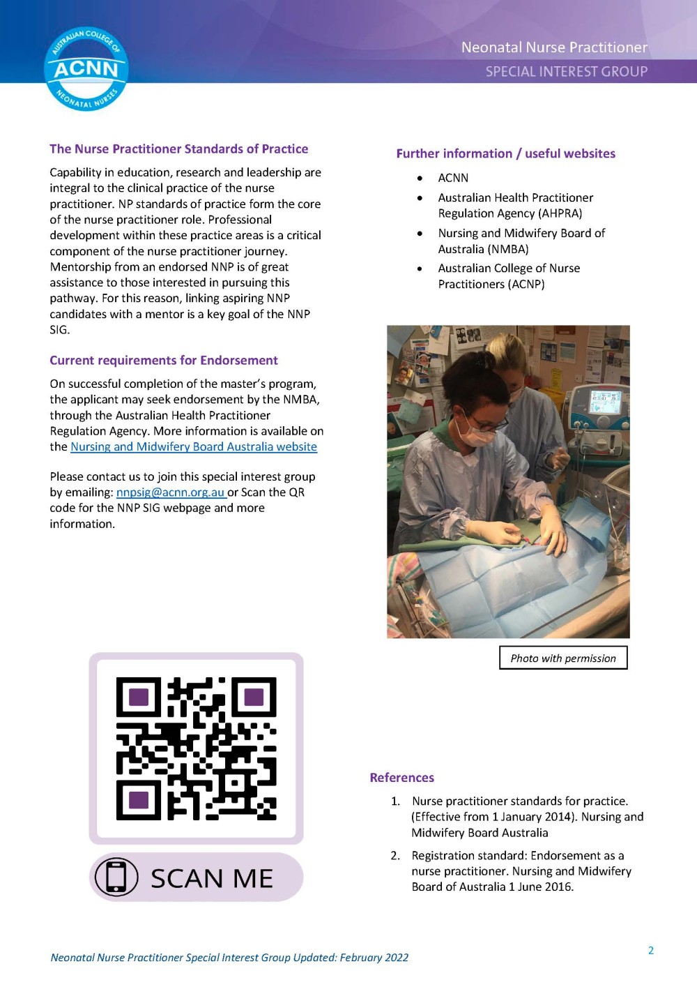 ACNN - Neonatal Nurse Practitioner SIG